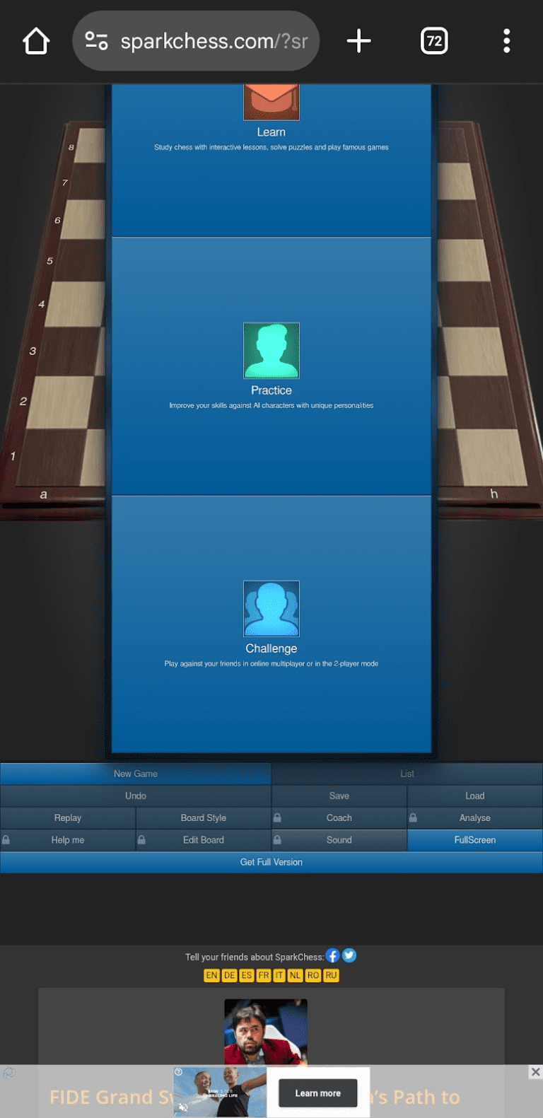 A Full Review of SparkChess.com - The Chess Advisor